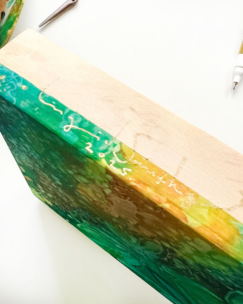 Spring Lights, Original Silk Painting | Ingrid Sanchez | CreativeIngrid | Ingrid Sanchez