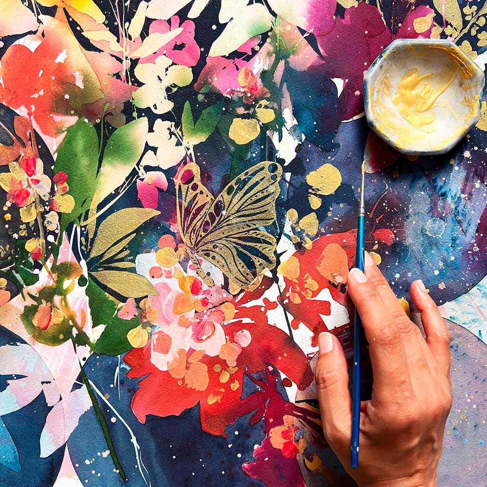 Butterfly Dream, Original Art | Ingrid Sanchez | CreativeIngrid ...