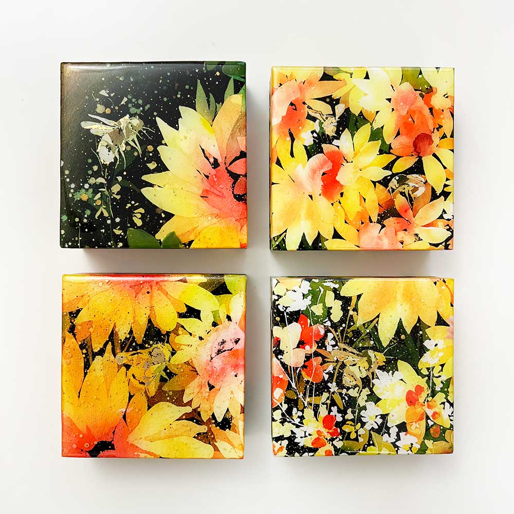 Mini Bumble Bees, set of 4 | Limited Edition | Reinvented Collection ...