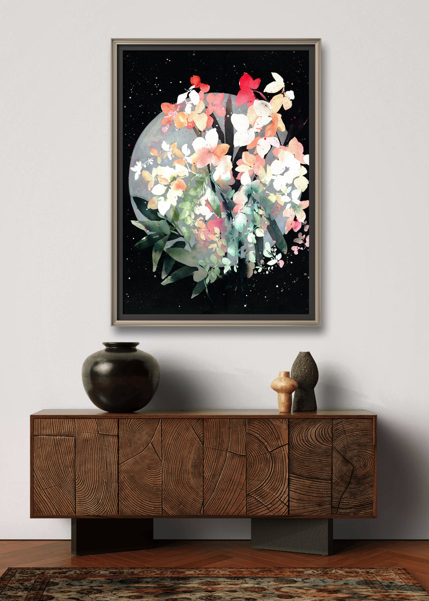 Moon Orchid, Original Art | Ingrid Sanchez | CreativeIngrid | Ingrid ...