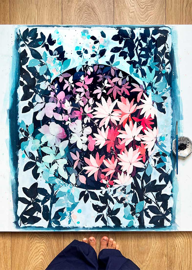 Winters Thaw, Original Art | Ingrid Sanchez | CreativeIngrid | Ingrid ...