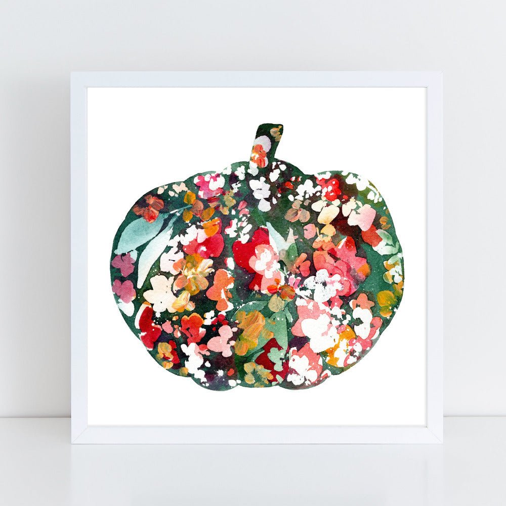Botanical Autumn Pumpkin, Original Art | Ingrid Sanchez ...