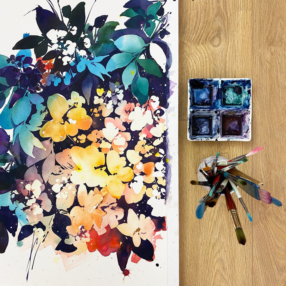 Midnight Whisper, Original Art | Ingrid Sanchez | CreativeIngrid ...