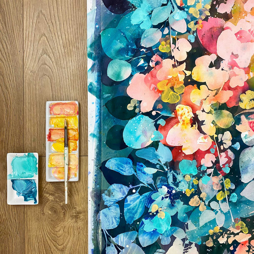 Rain Sprouts, Original Art | Ingrid Sanchez | CreativeIngrid | Ingrid ...