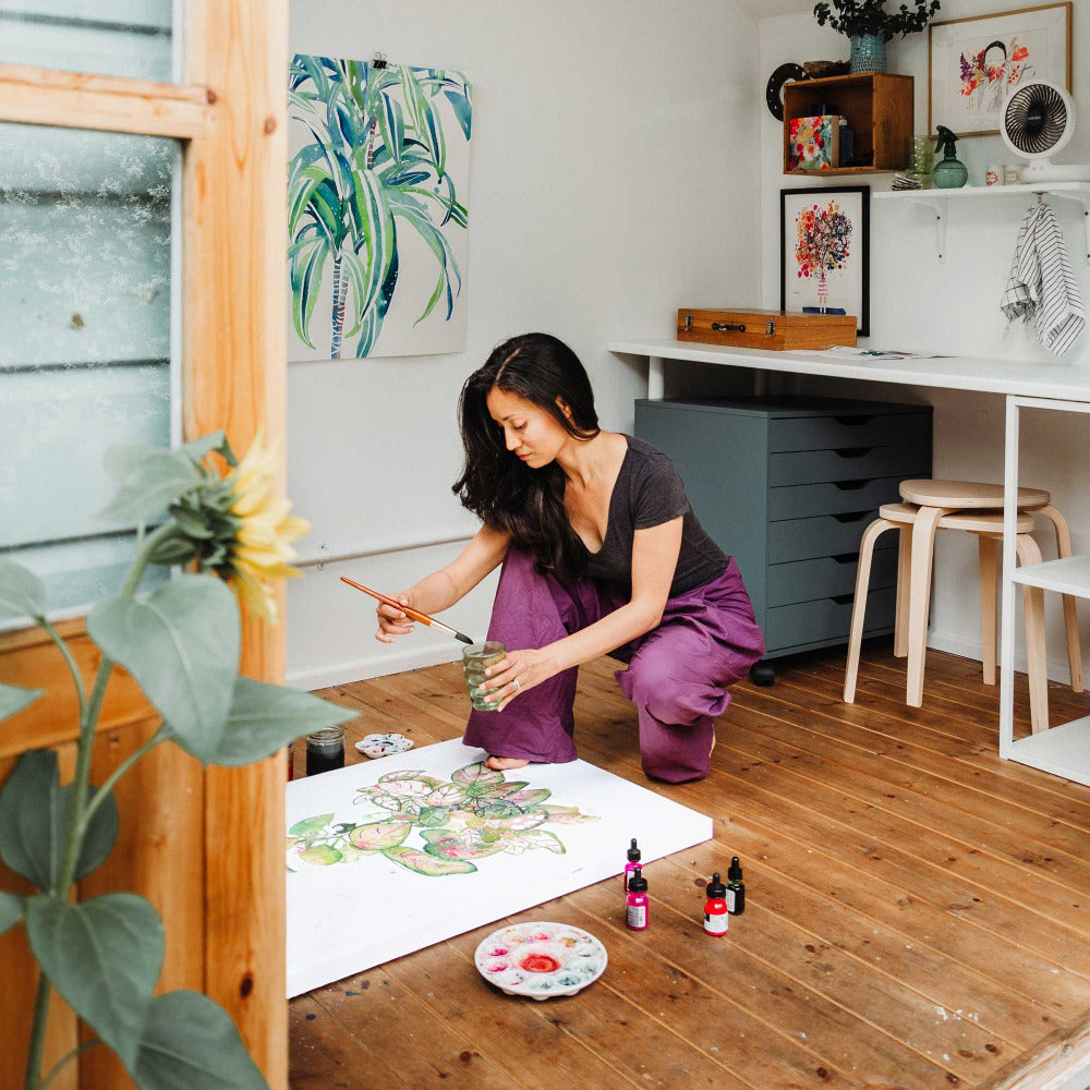 Pink Polka Dot, Original Art | Ingrid Sanchez | CreativeIngrid | Ingrid ...